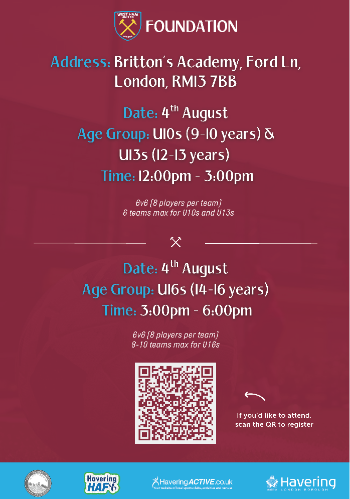 School Holiday Activities - Havering Active